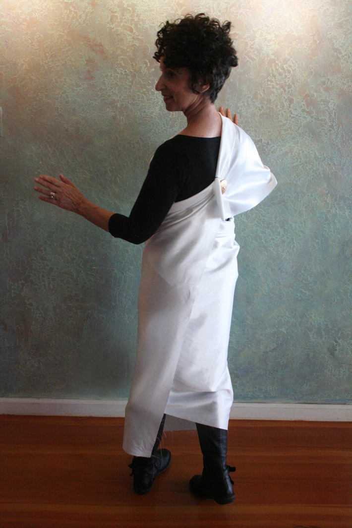 CUSTOMIZABLE VISUAL: Satin Wrap, Fashion Button, 8 | M E C R E A T E S